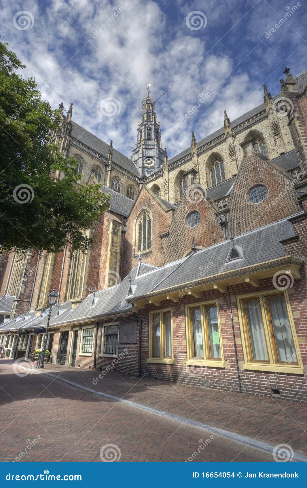 Church of Haarlem, Holland stock photo. Image of europe - 16654054