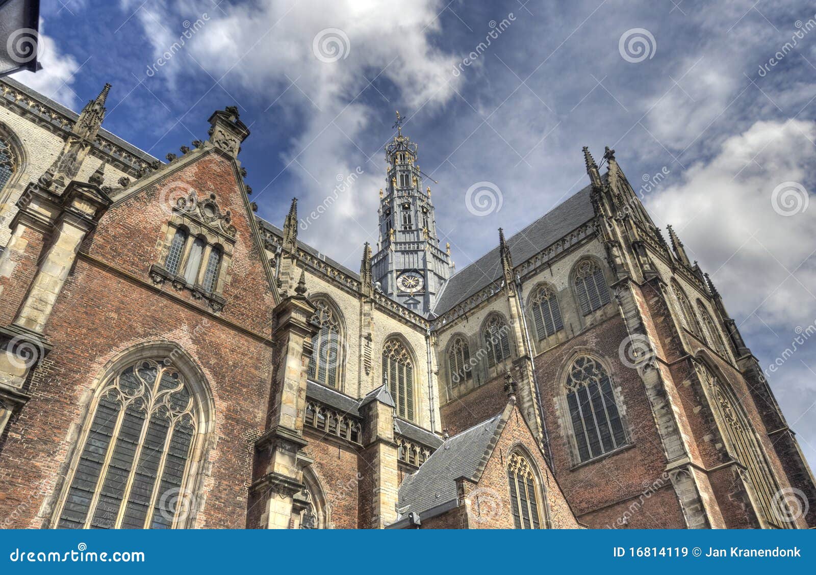 Church of Haarlem, Holland stock image. Image of building - 16814119