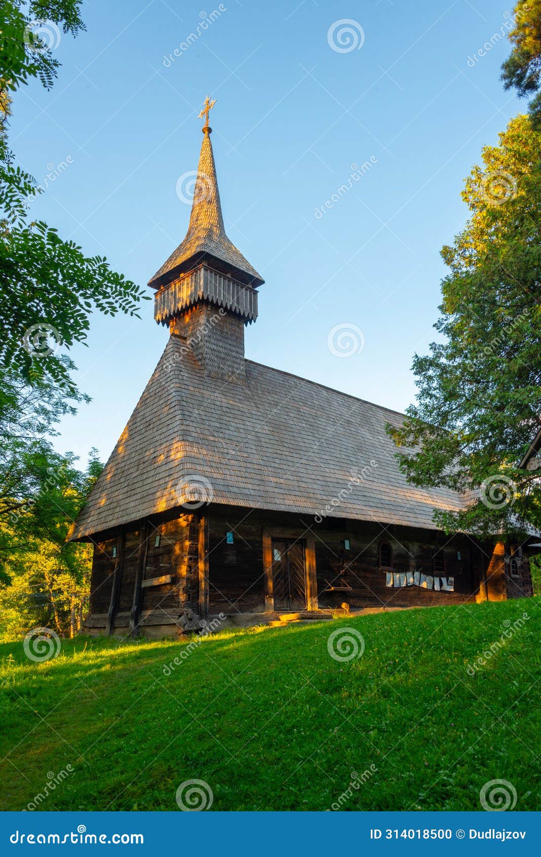Church of Holy Archangels Michael and Gabriel in Breb, Romania Stock ...