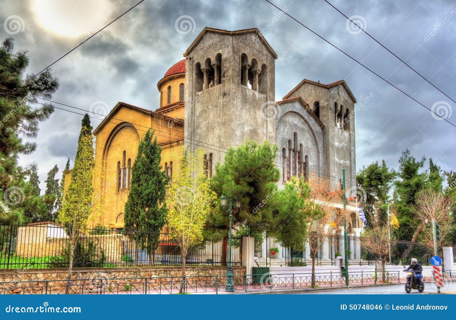Church of Holy Trinity in Athens Stock Photo - Image of kerameikos ...