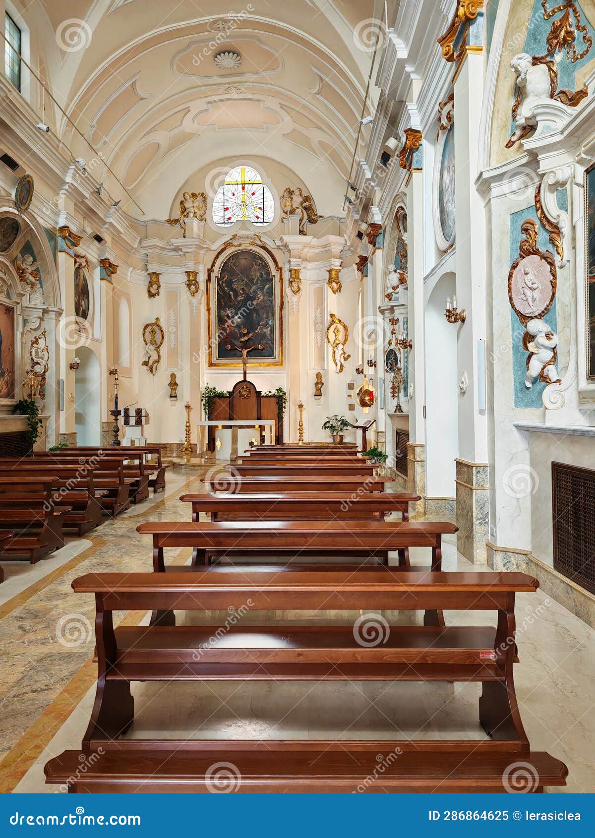 Church of the Holy Trinity in Chieti, Abruzzo. Editorial Image - Image ...