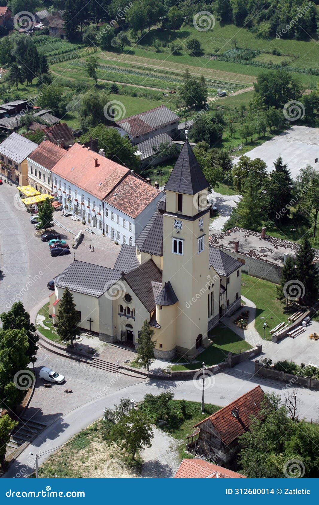 Church of the Holy Trinity in Krasic, Croatia Stock Photo - Image of ...