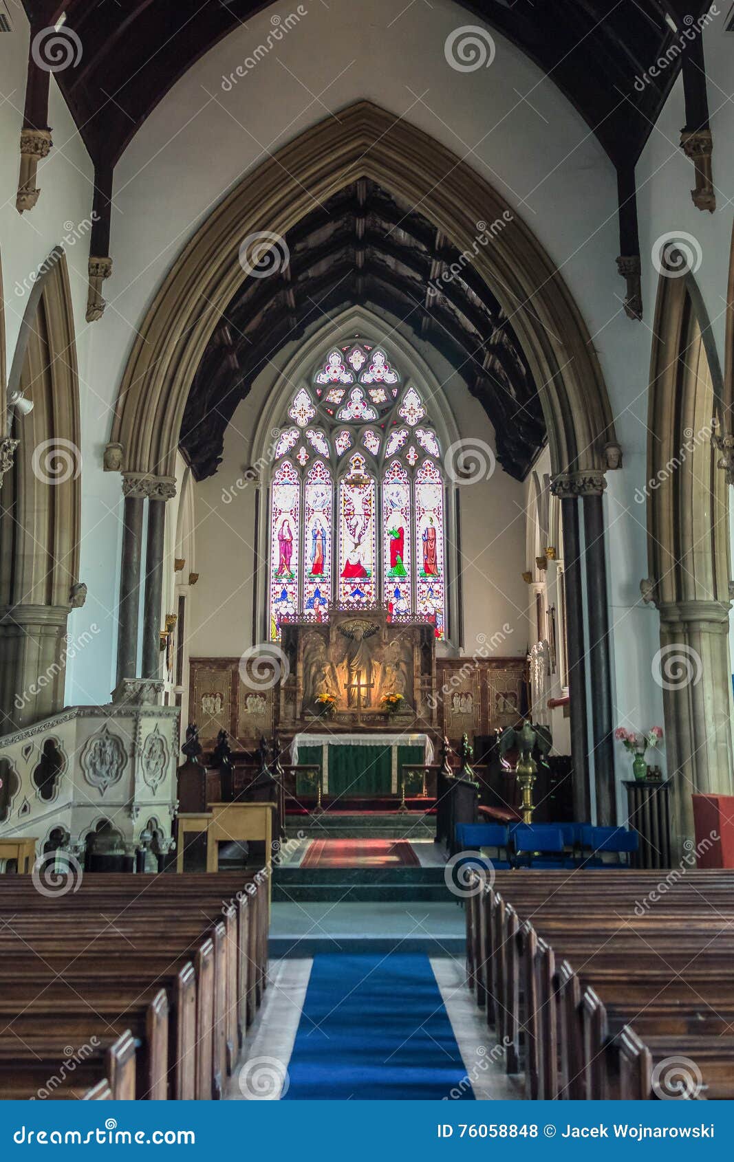 Church Holy Trinity Stapleton Nave Stock Photos - Free & Royalty-Free ...