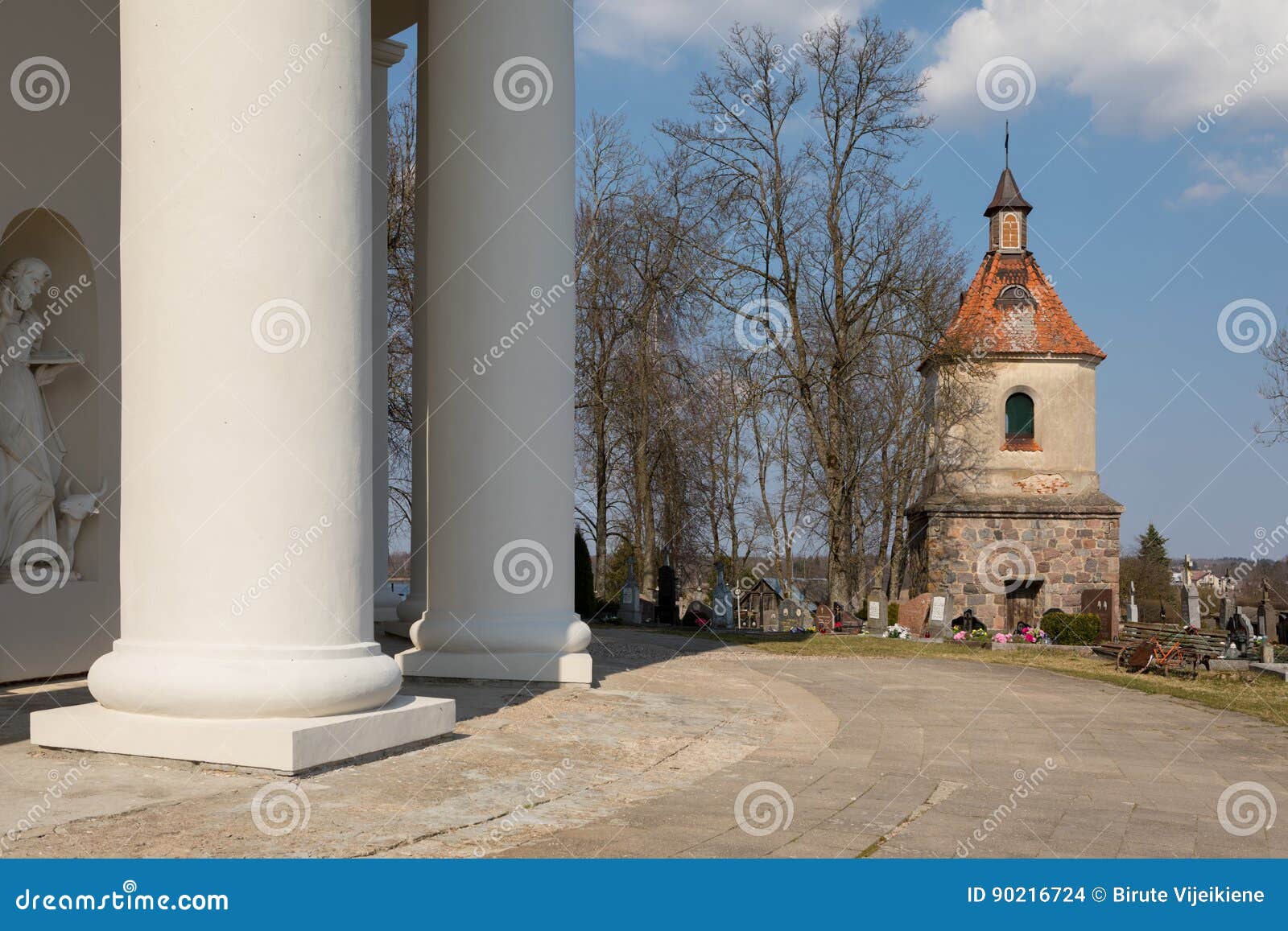 Church of Holy Trinity in Suderve, Lithuania Stock Photo - Image of ...
