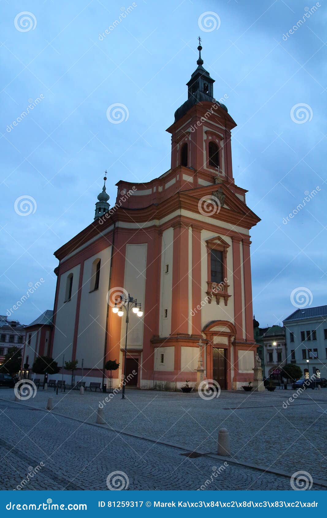 Church in Hranice Na Morave Stock Image - Image of history, catholic ...