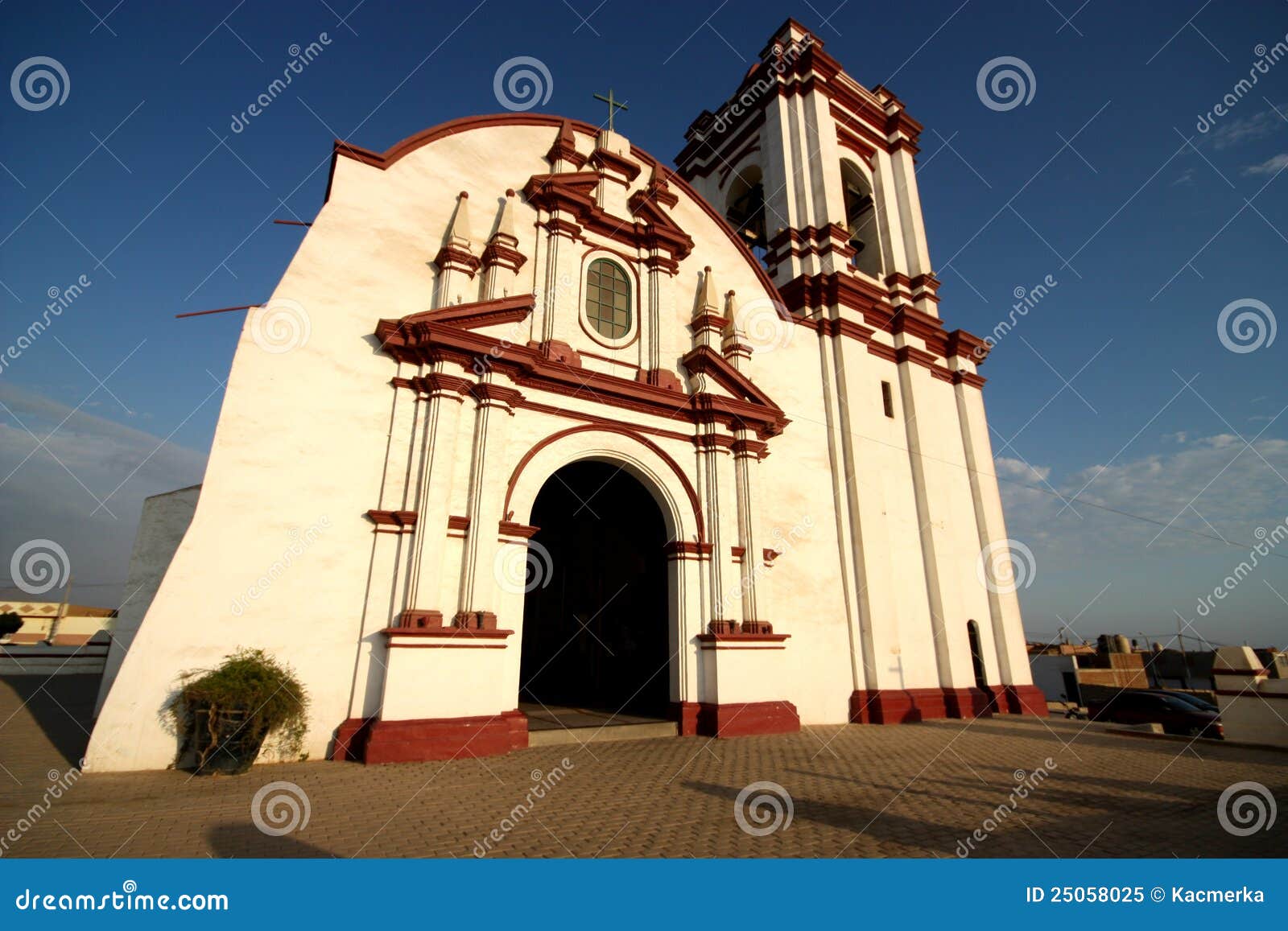 Church in Huanchaco, Peru stock image. Image of scenic - 25058025