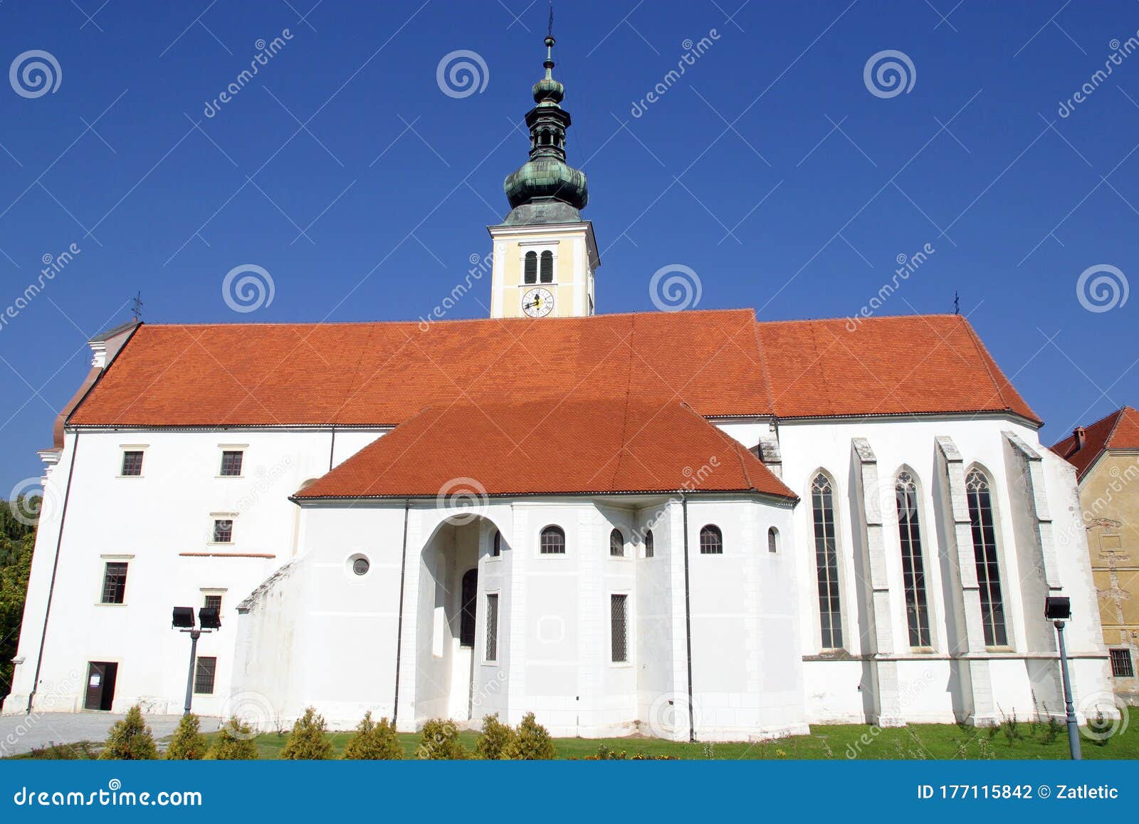 Church of the Immaculate Conception in Lepoglava, Croatia Stock Photo ...