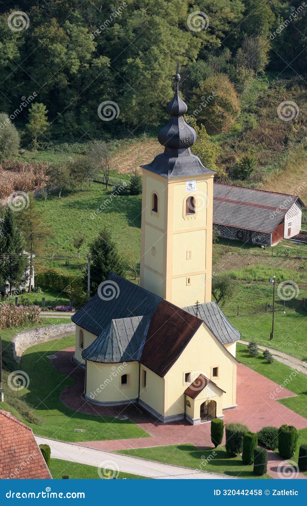 Church of the Immaculate Conception in Mace, Croatia Stock Photo ...