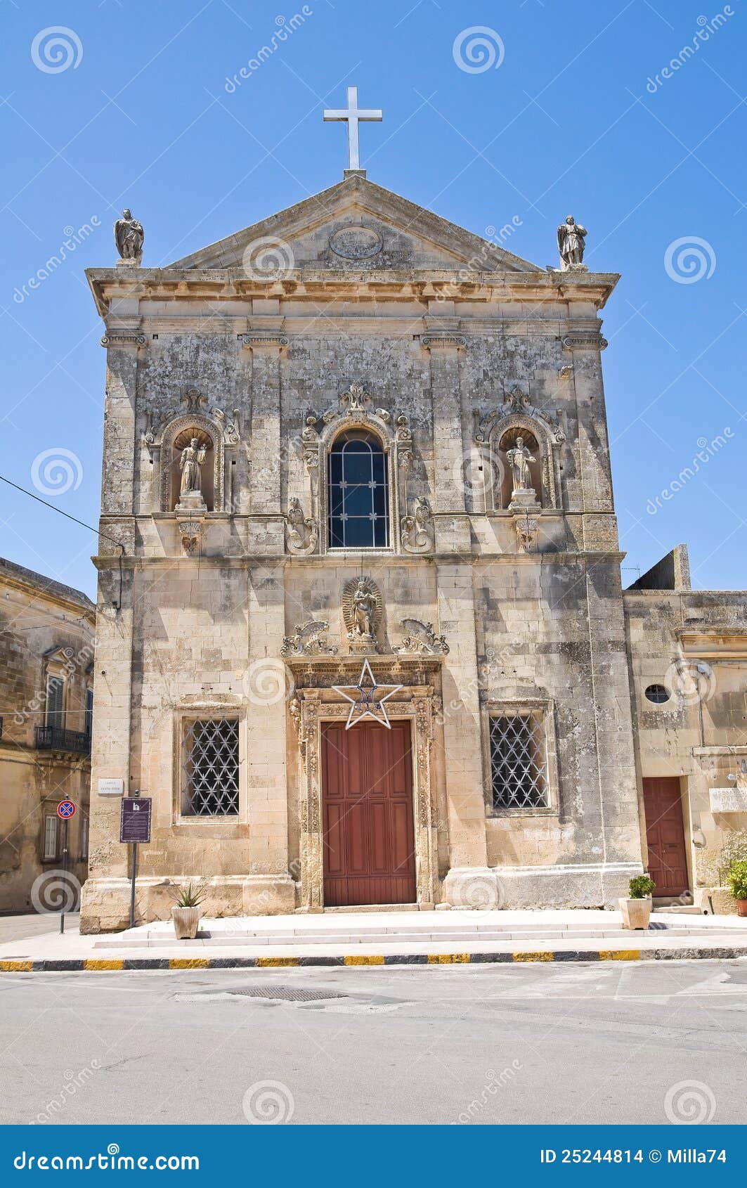 Church of Immaculate Conception. Martano. Puglia. Italy Stock Photo ...