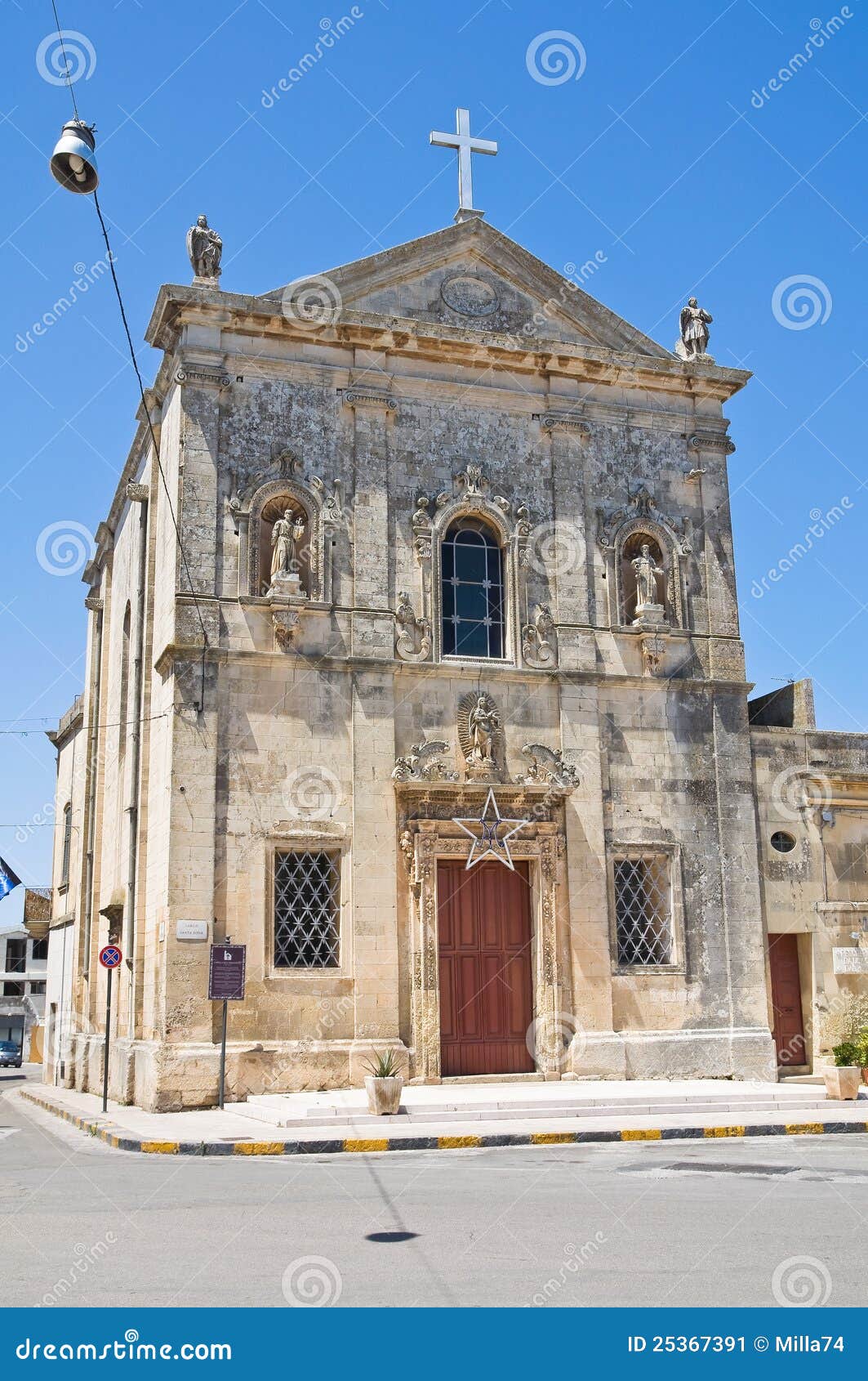 Church of Immaculate Conception. Martano. Puglia. Italy Stock Image ...