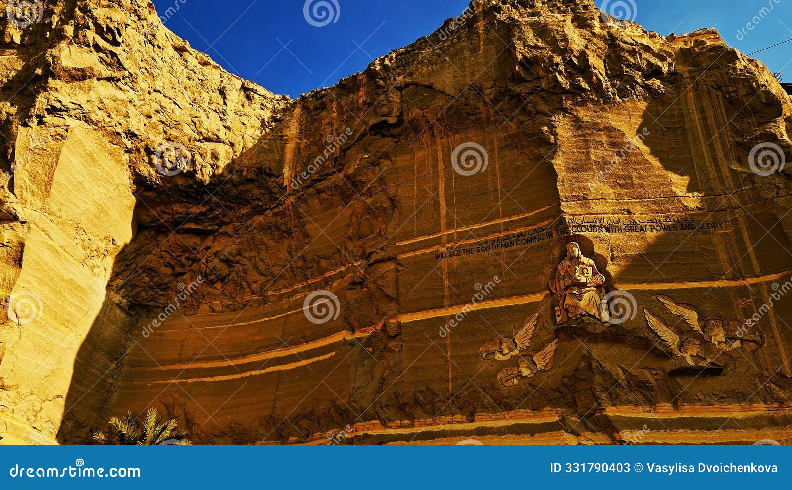 Church Inside the Cave in Egypt, Cairo Stock Image - Image of cairo ...