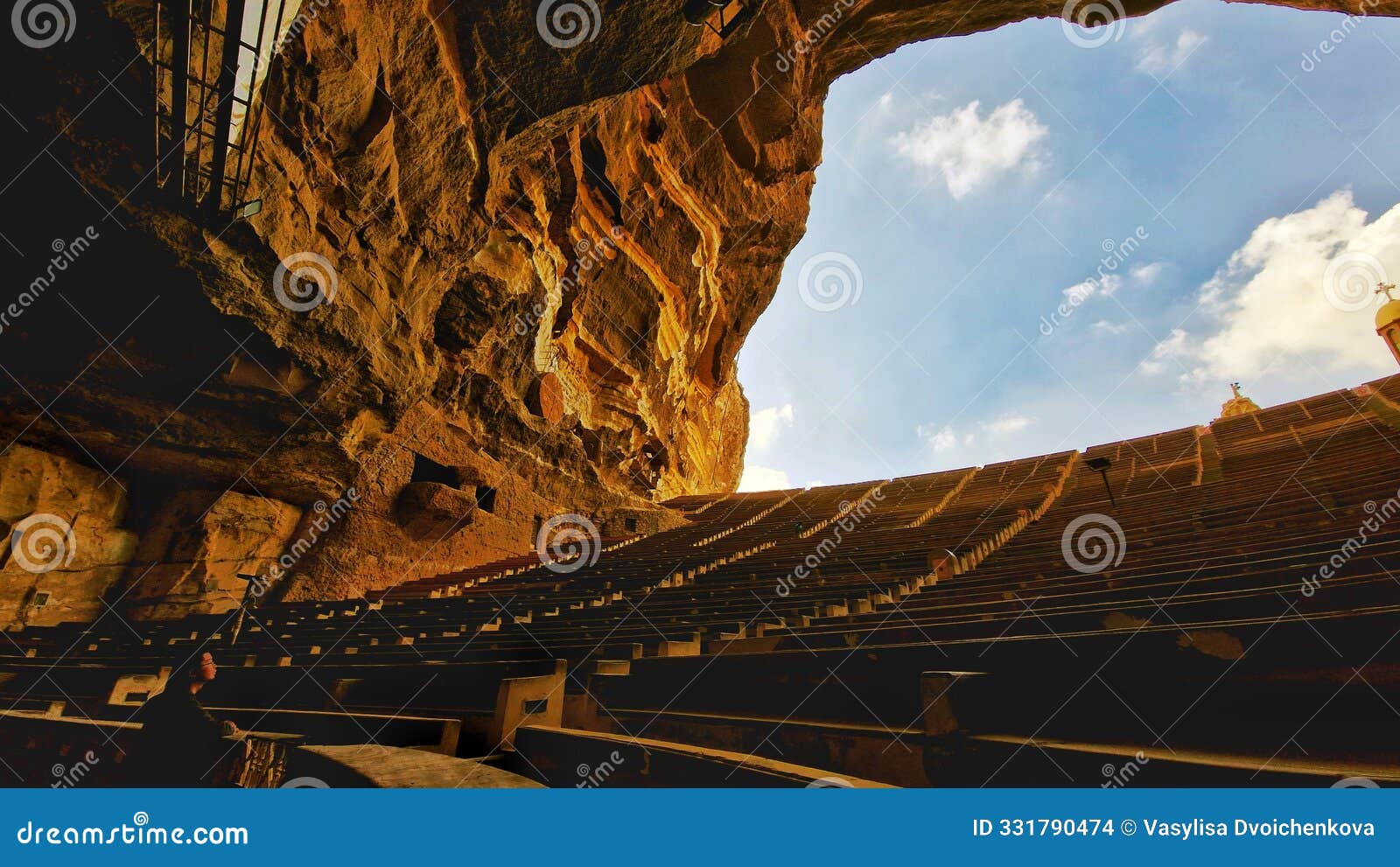 Church Inside the Cave in Egypt, Cairo Editorial Stock Image - Image of ...