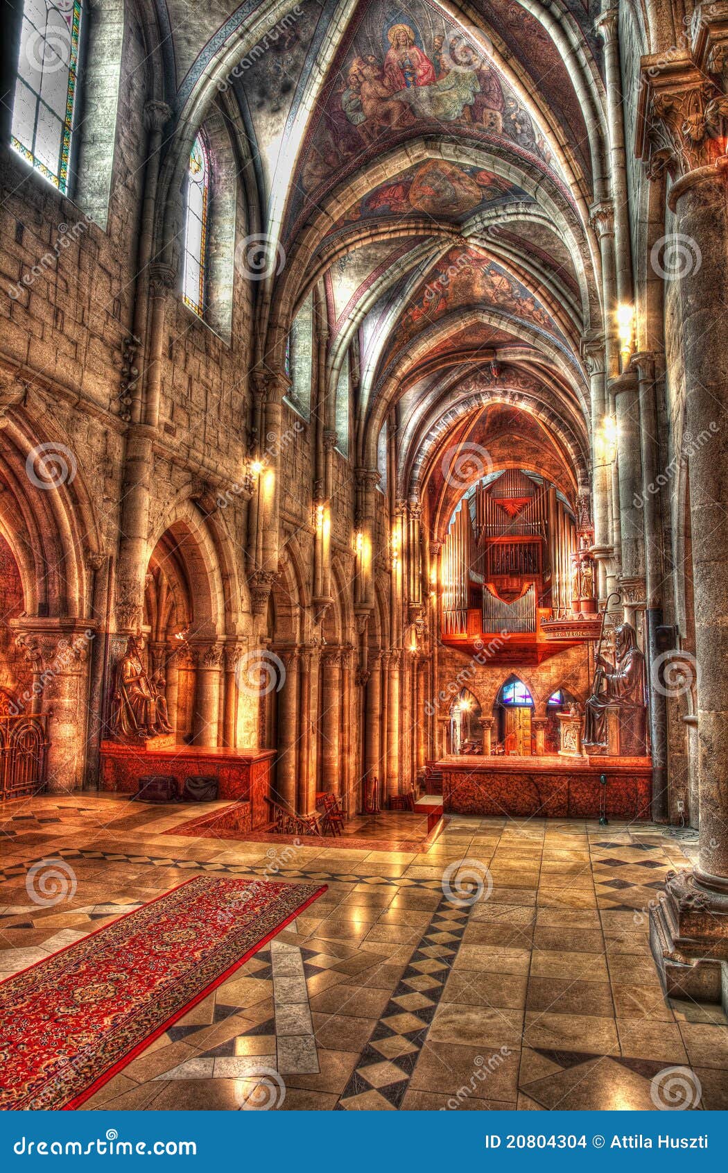 Church interior stock photo. Image of catholic, cathedral - 20804304