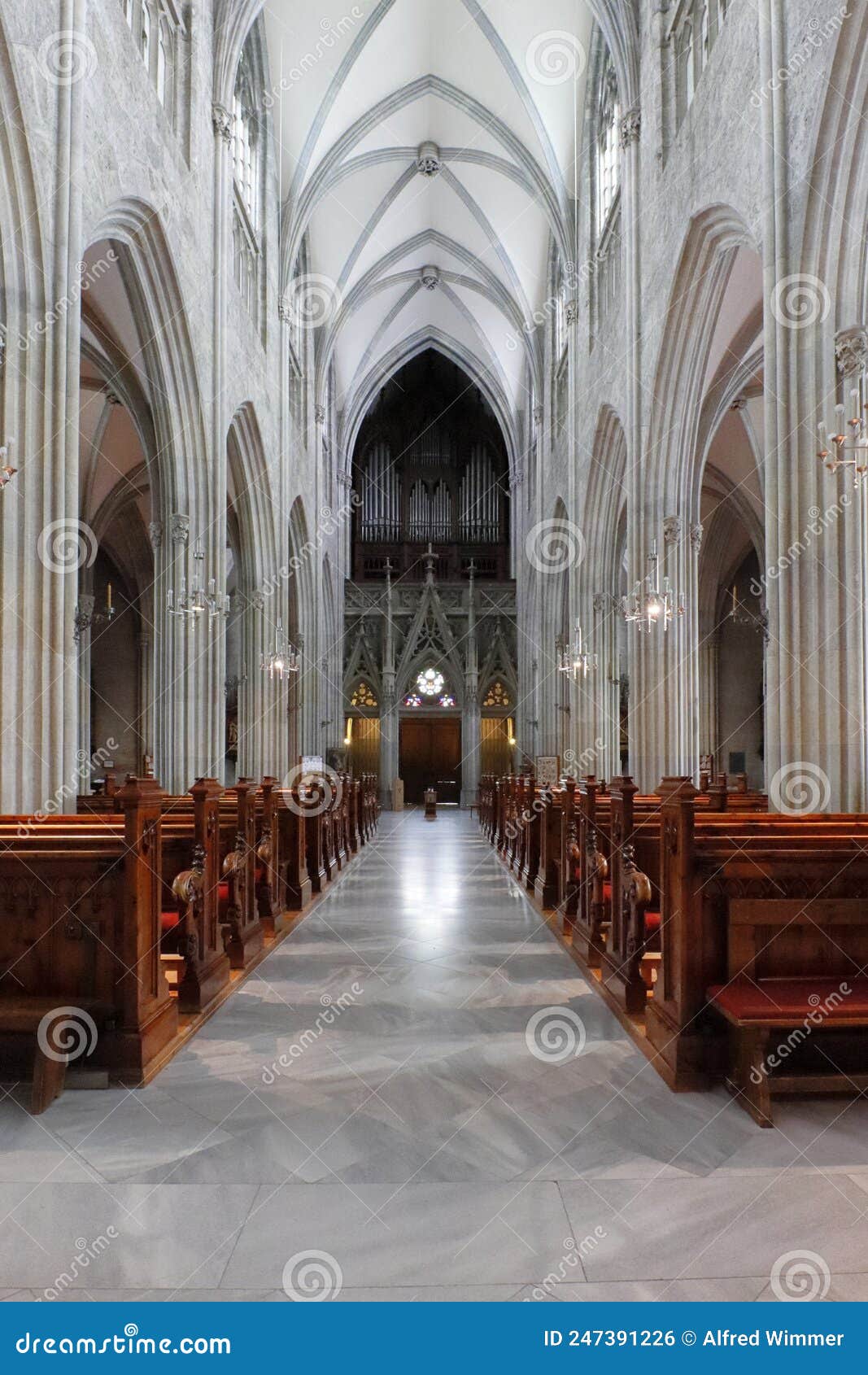 The Church Interior of the Admont Collegiate Church Editorial Photo ...