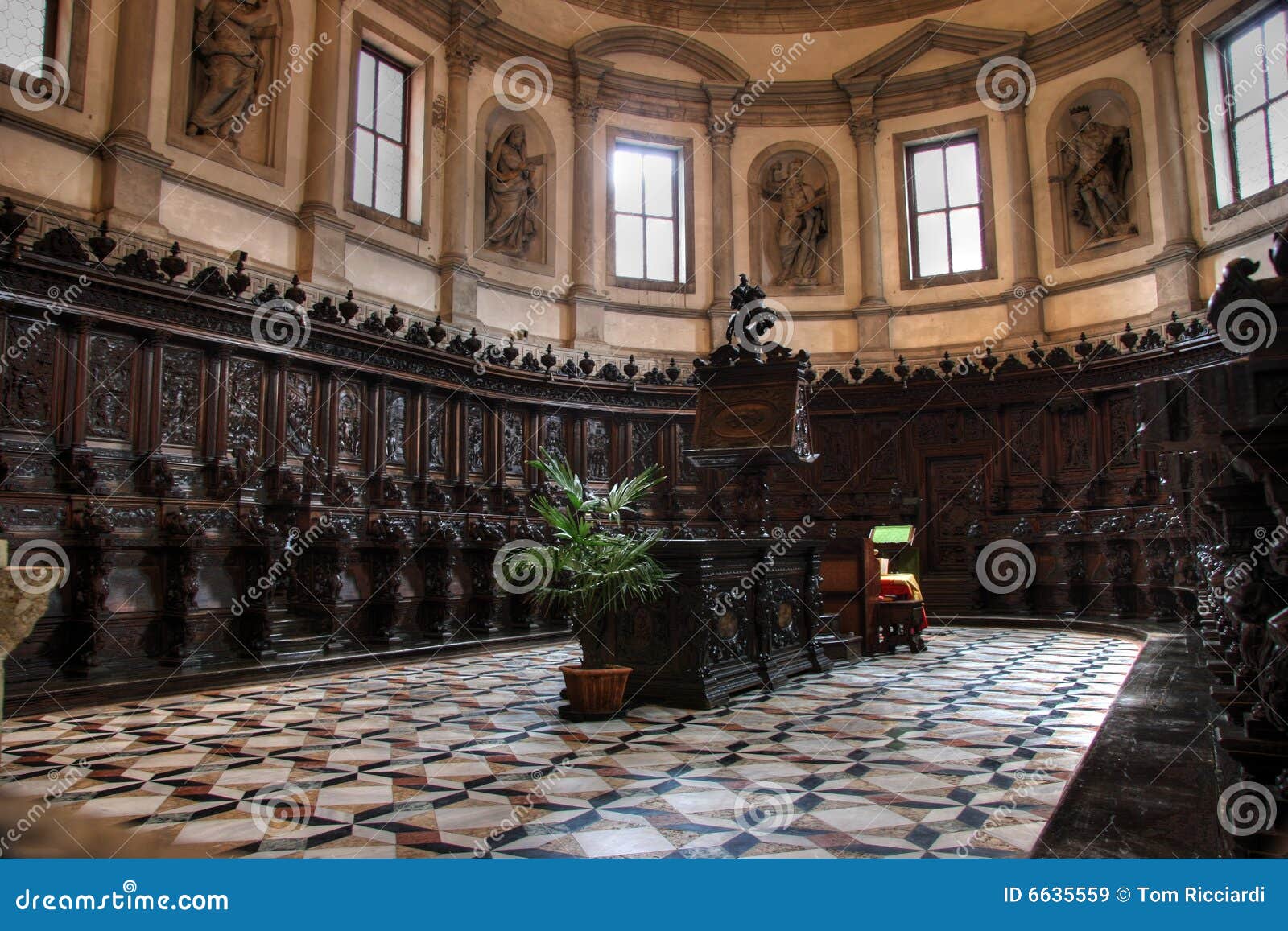 Church interior, Venice stock image. Image of venice, giorgio - 6635559