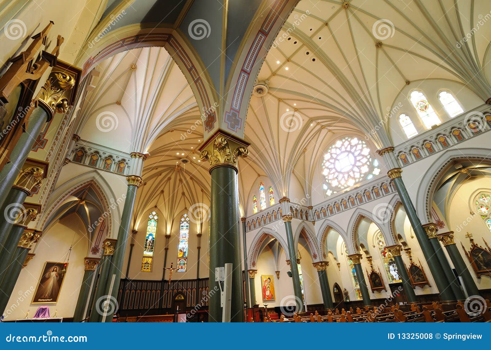 Church Interiors stock photo. Image of detail, harmonious - 13325008