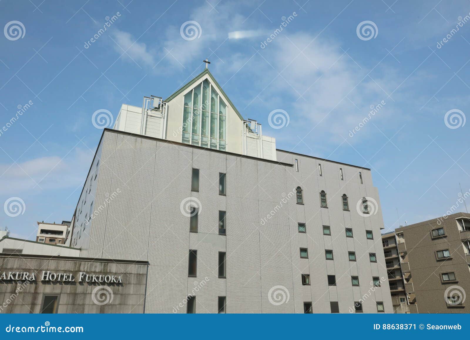 Church in Japan at 2016 editorial photo. Image of place - 88638371