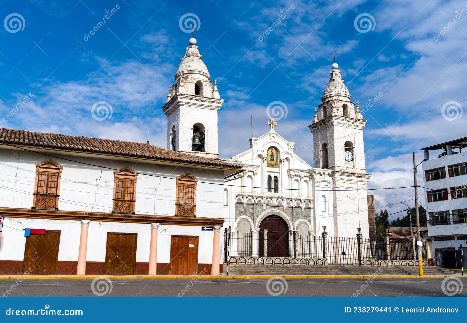 Church of Jauja, the Region of Junin in Peru Stock Image - Image of ...