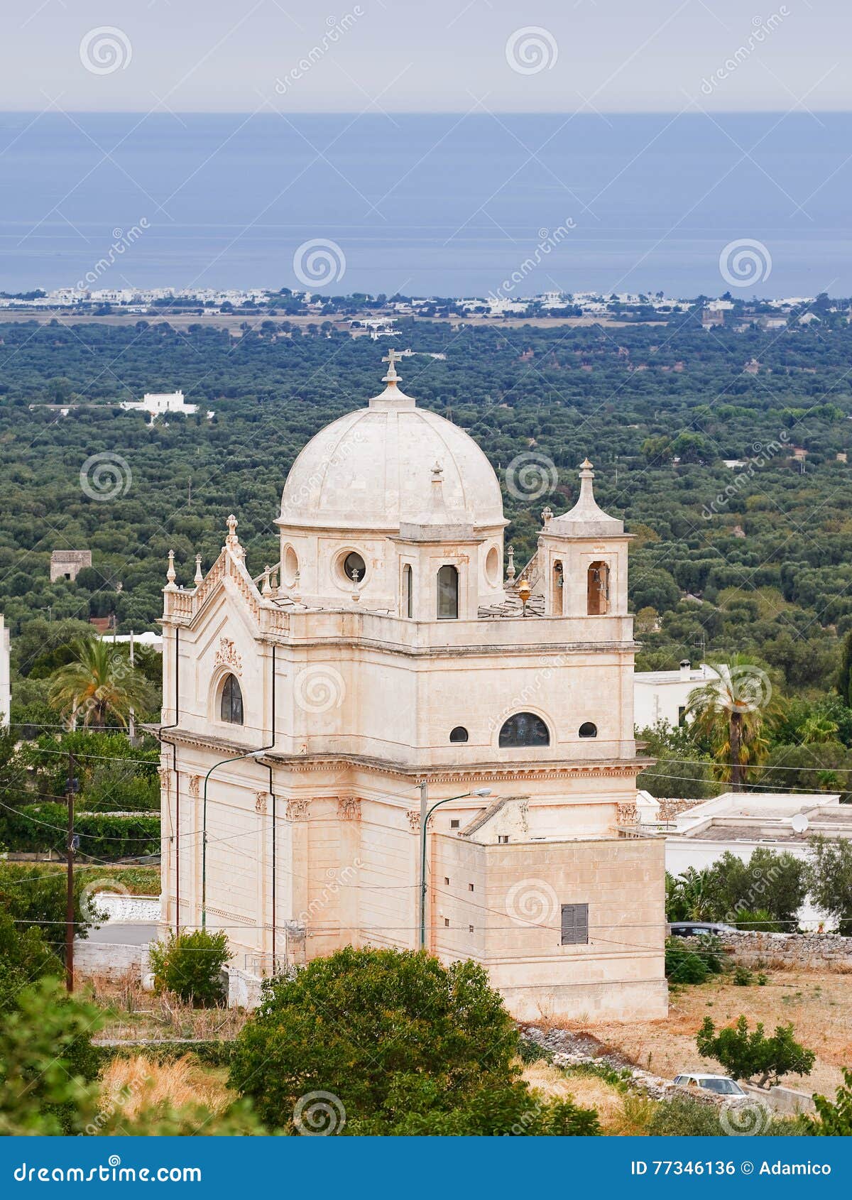Church of Lady of Grata in Ostuni (Italy) Stock Photo - Image of italy ...