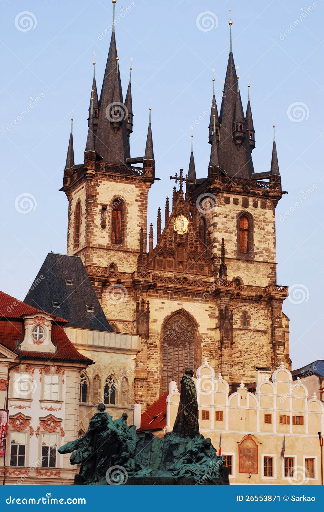 Church of Lady before Tyn, Prague Stock Image - Image of czech, travel ...
