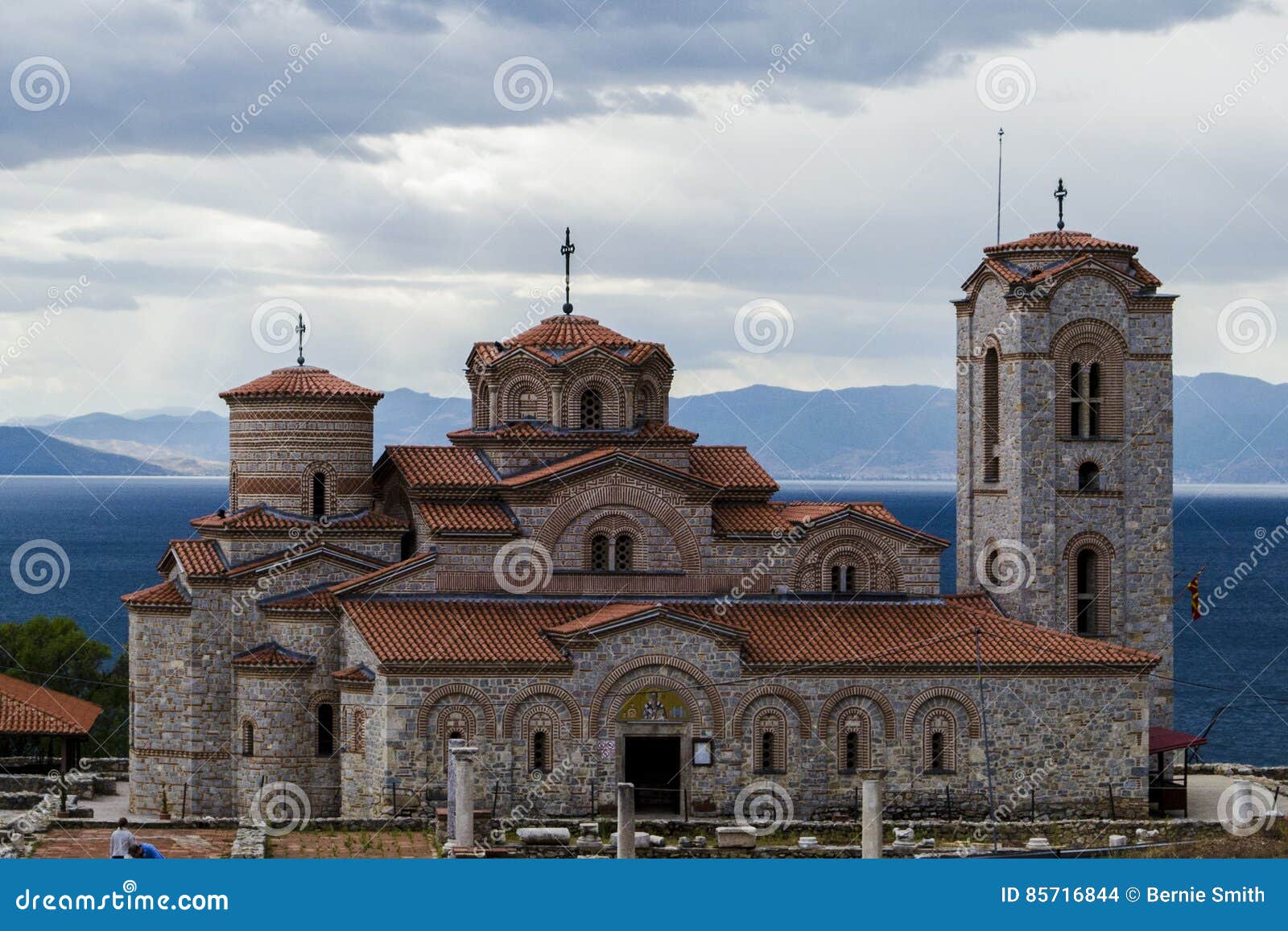 Church on Lake Ohrid stock photo. Image of holiday, ohrid - 85716844