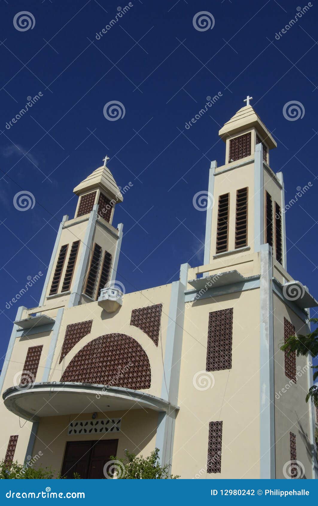 Church of Le Precheur stock photo. Image of france, tower - 12980242