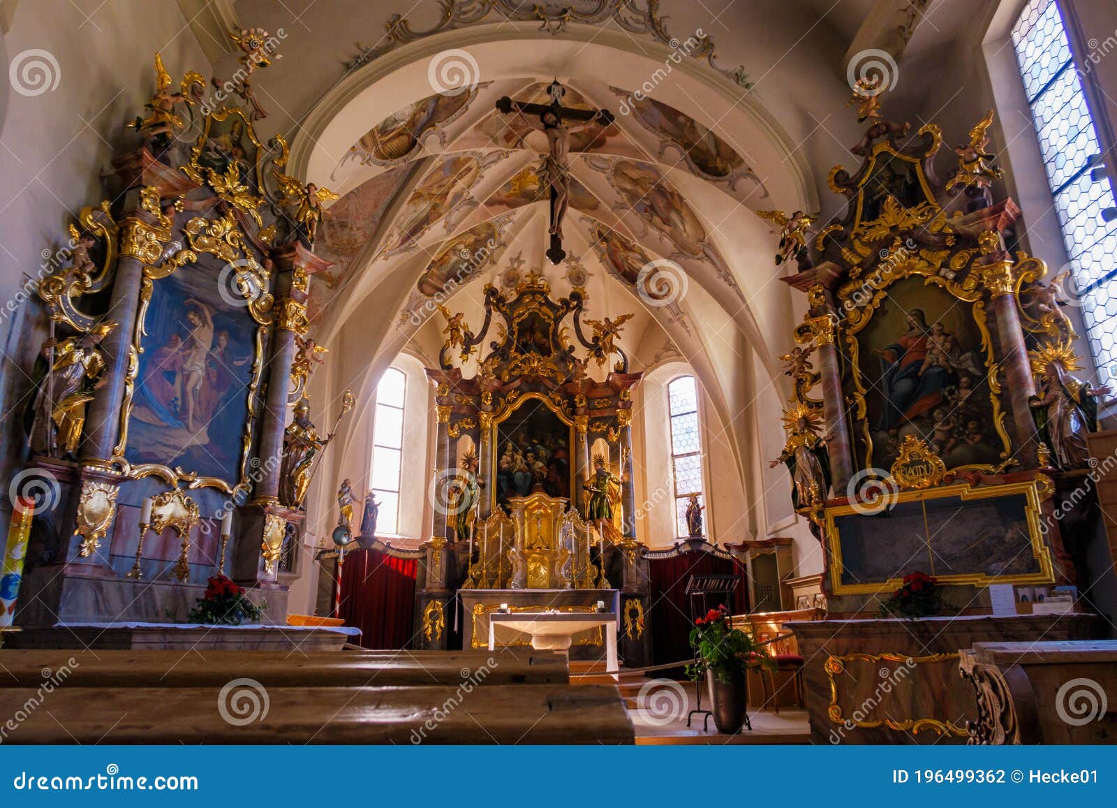Church of Lech am Arlberg in Austria Editorial Photography - Image of ...