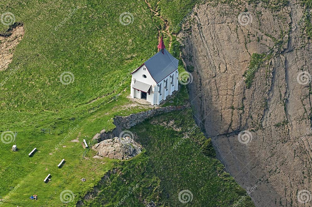Church on a ledge stock image. Image of glass, ledge - 15054129