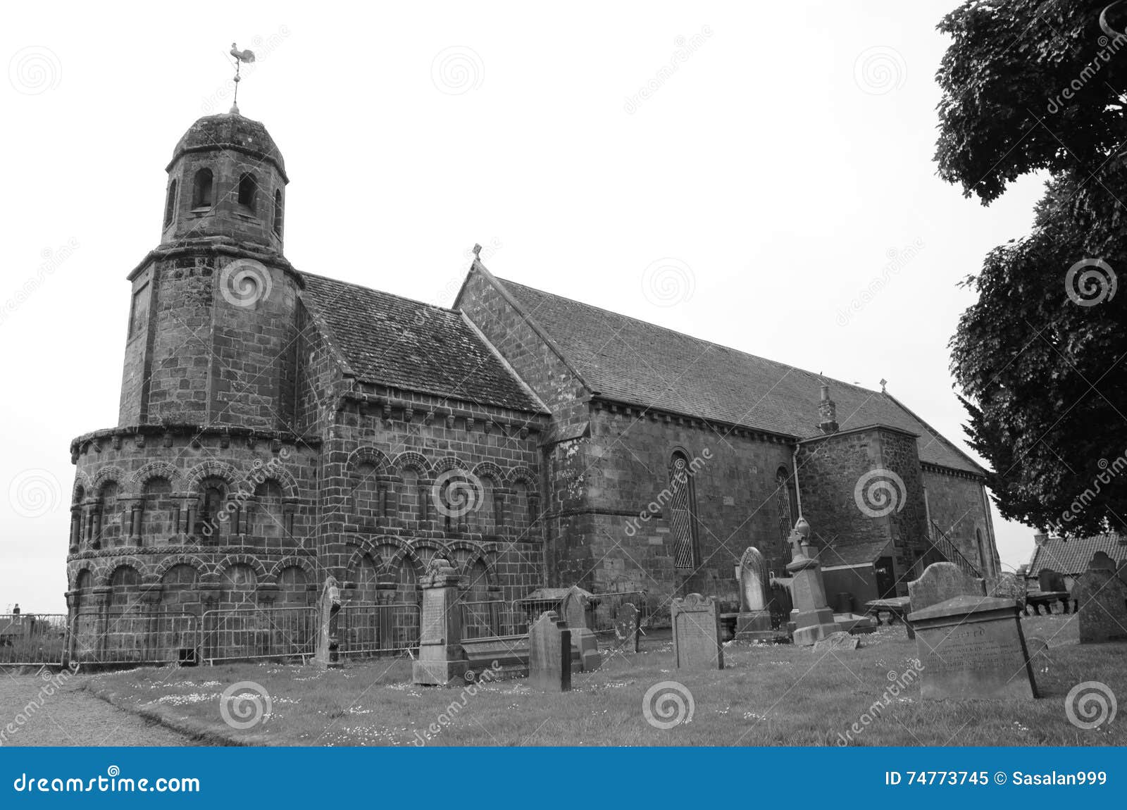 Church in Leuchars stock image. Image of stone, ground - 74773745