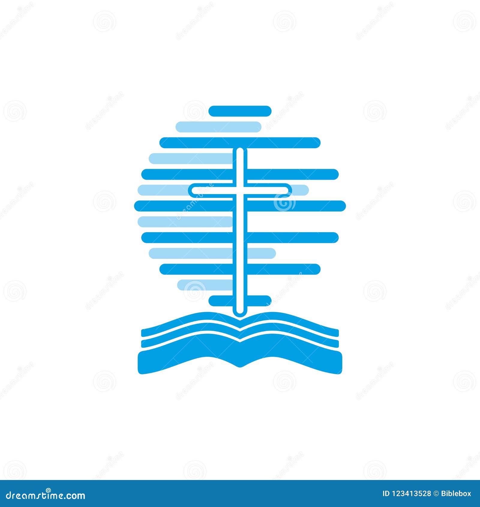 Church Logo. the Church of Christ with a Biblical Foundation Stock ...