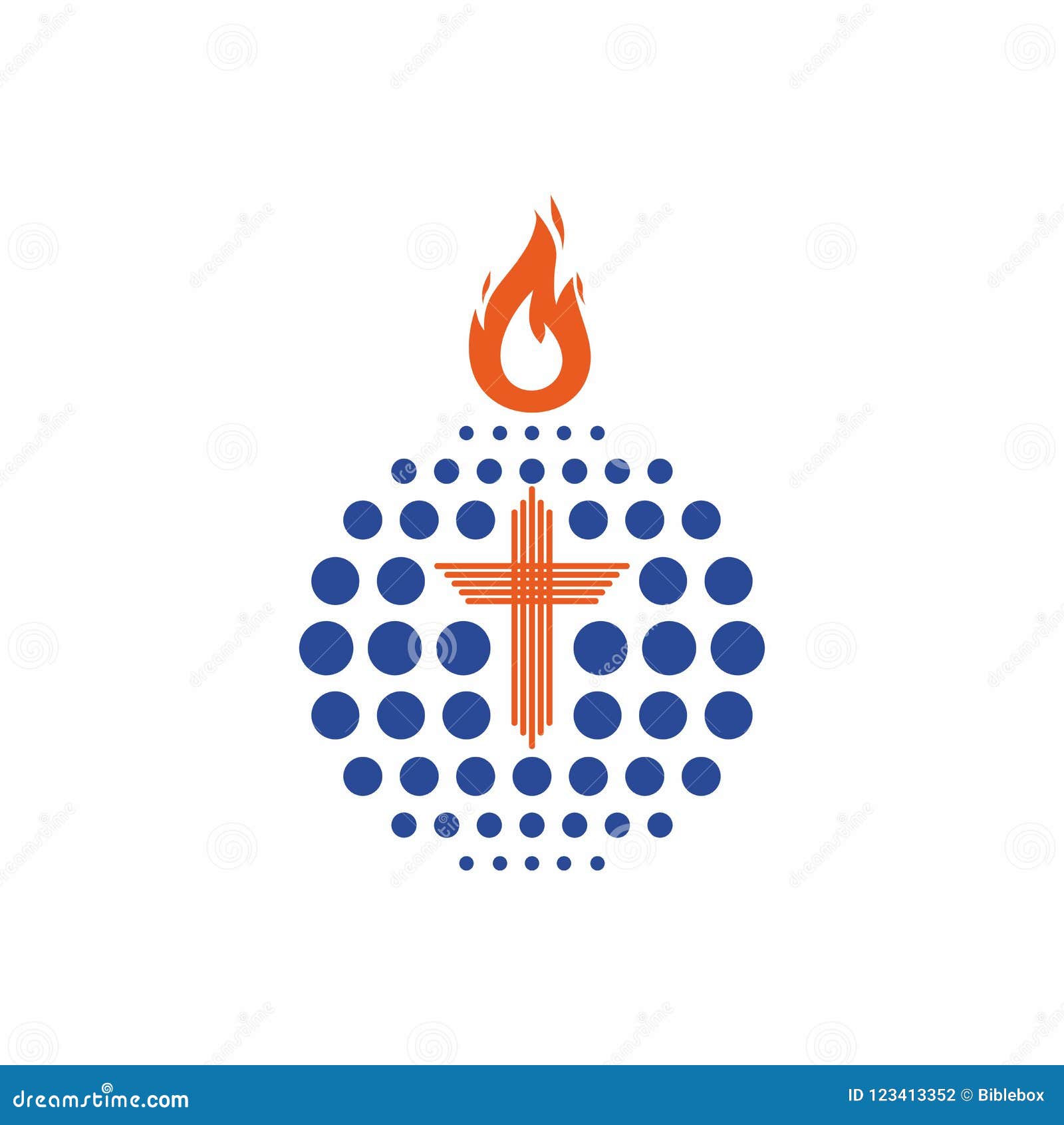 Church Logo. the Lamp of Jesus Christ Stock Vector - Illustration of ...