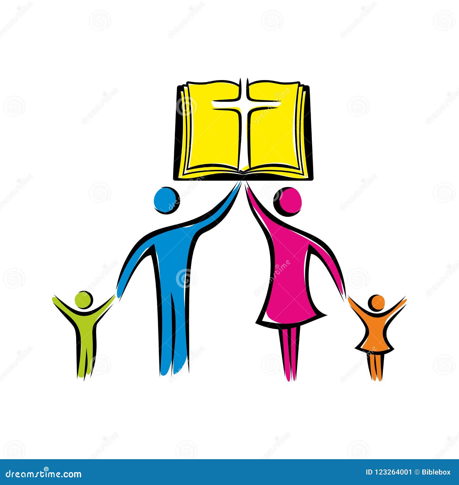 Church logo. Loving God stock vector. Illustration of logos - 123264001