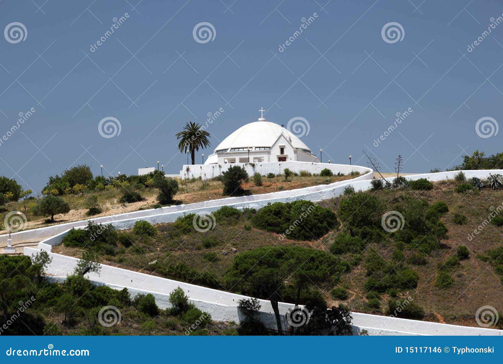 Church in Loule, Portugal stock photo. Image of loule - 15117146