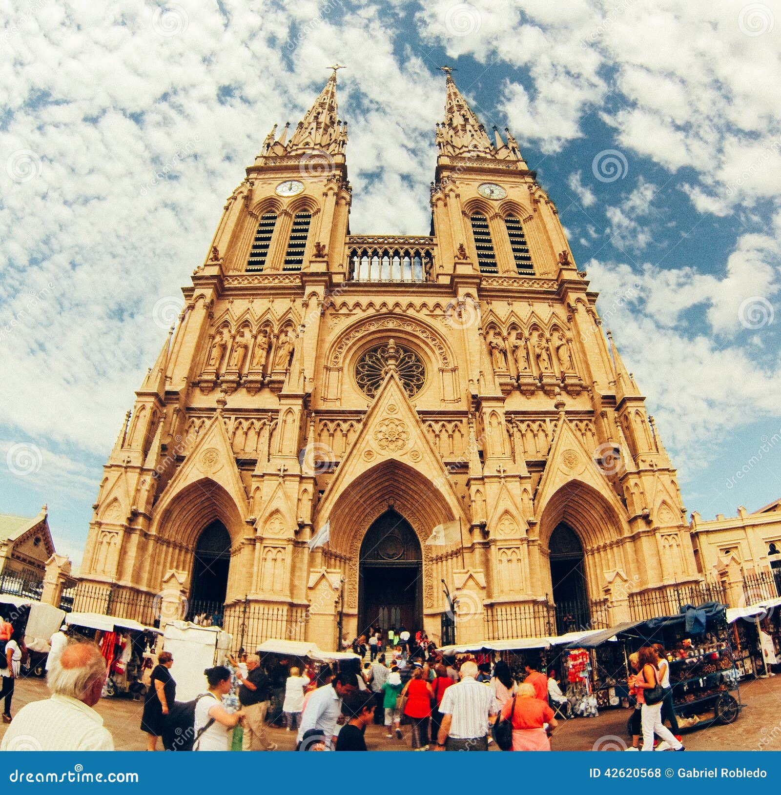 Church of Lujan editorial stock photo. Image of historic - 42620568