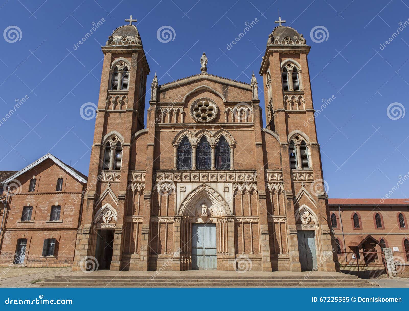 Church in Madagascar stock image. Image of betafo, antananarivo - 67225555