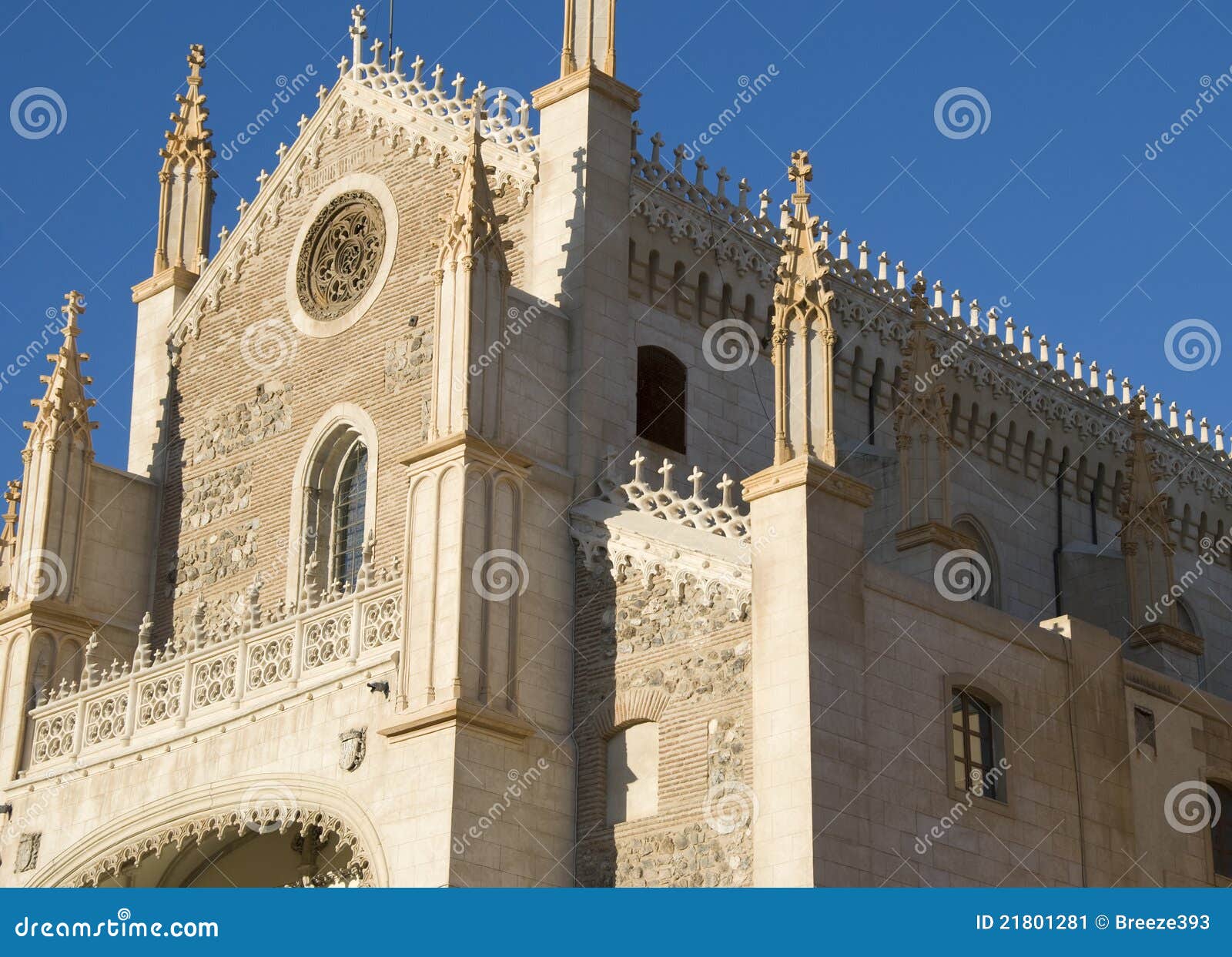 Church in Madrid stock image. Image of religion, city - 21801281