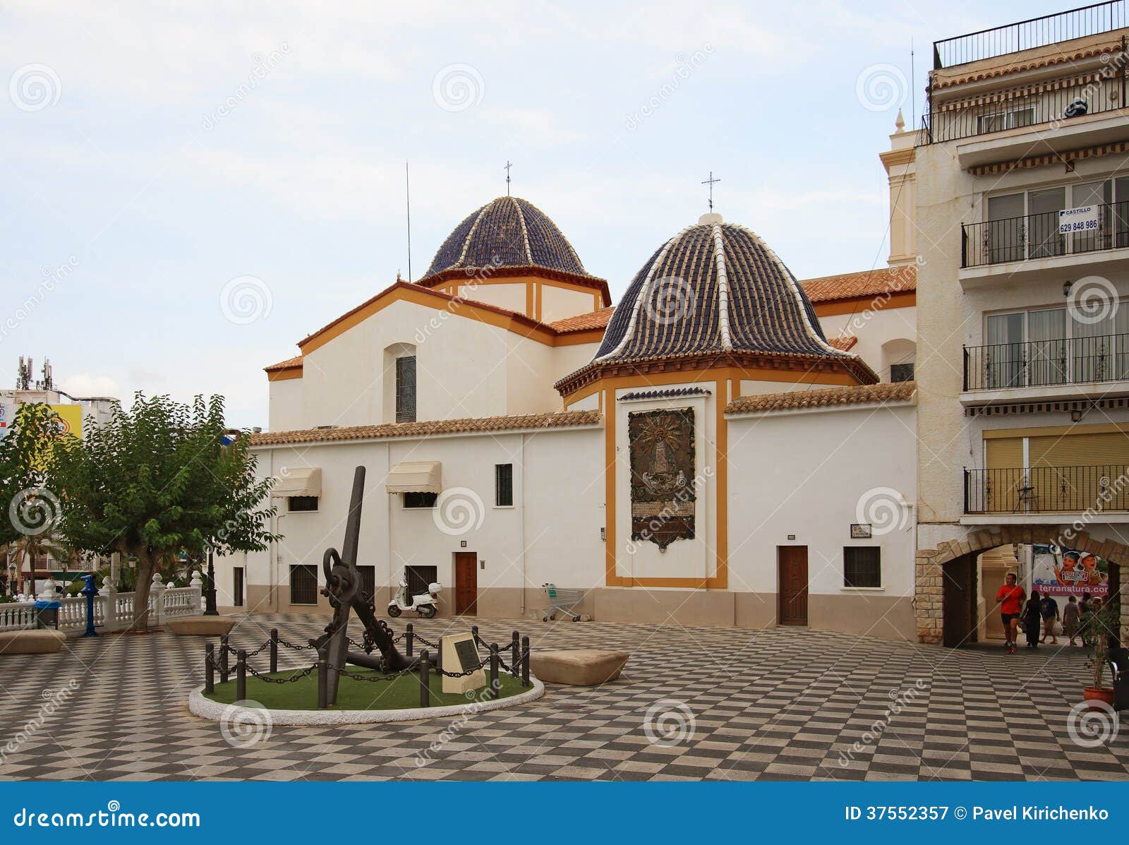 Church at the Main Square of Benidorm Editorial Photography - Image of ...