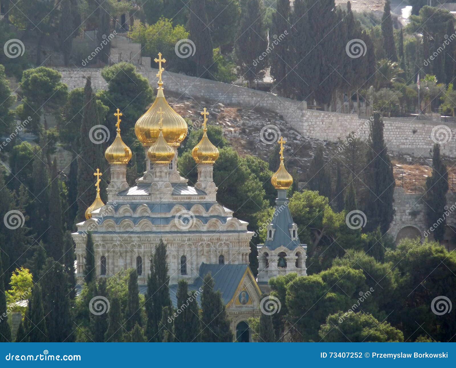 Church of Mary Magdalene, Jerusalem, Stock Photo - Image of beautiful ...
