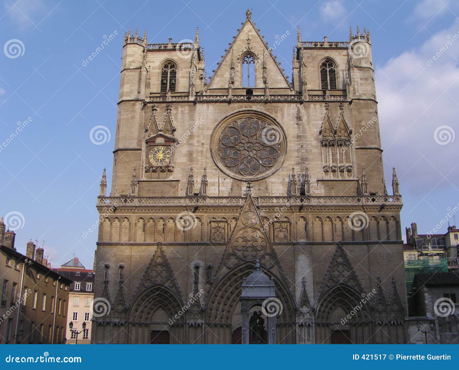 Church medieval portal stock image. Image of steeples, french - 421517