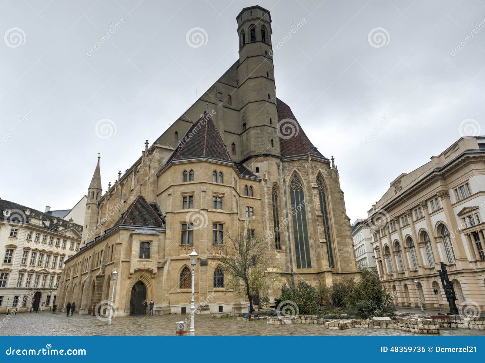Church of the Minorites - Vienna, Austria Stock Photo - Image of ...
