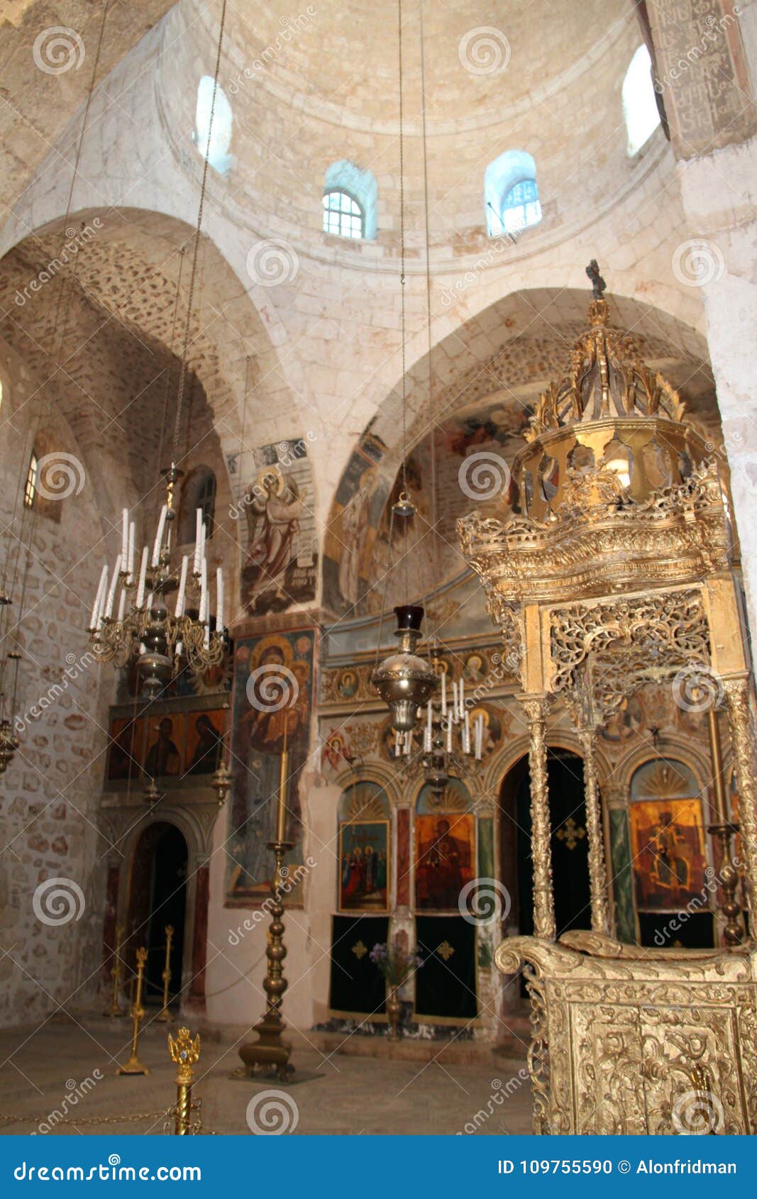 The Church of the Monastery of the Cross, Jerusalem, Israel Stock Photo ...