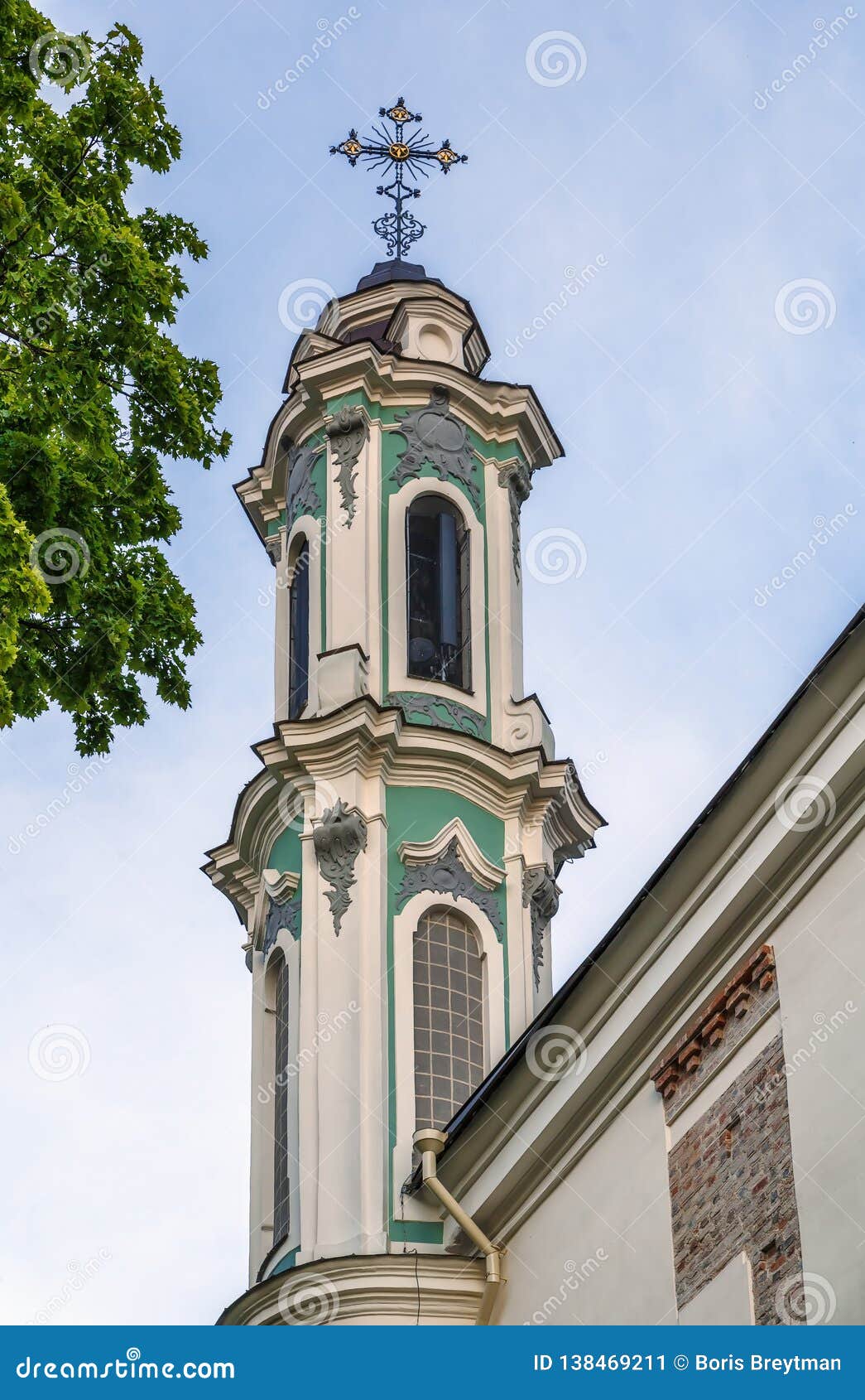 Church and Monastery of the Holy Trinity, Vilnius, Lituania Stock Image ...