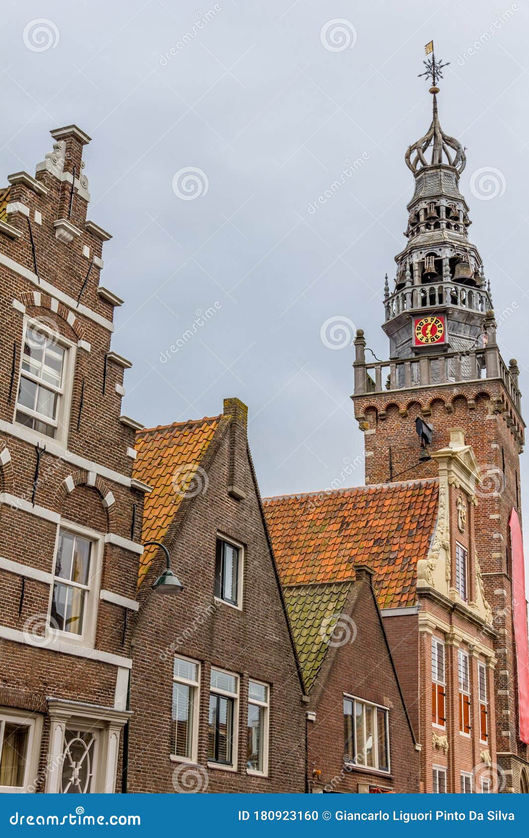 Church in Monnickendam, the Netherlands Stock Photo - Image of ...