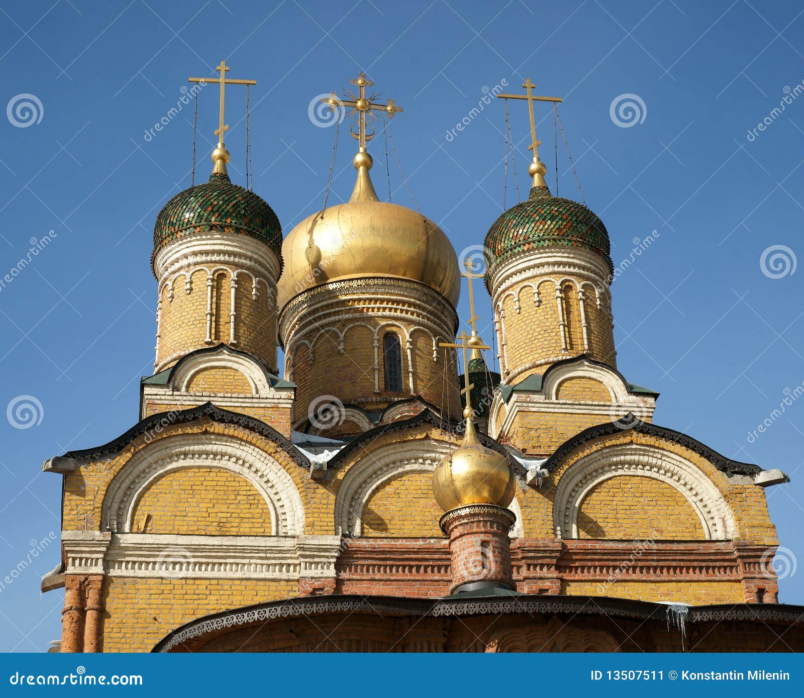 Church, Moscow, Russia stock image. Image of architecture - 13507511