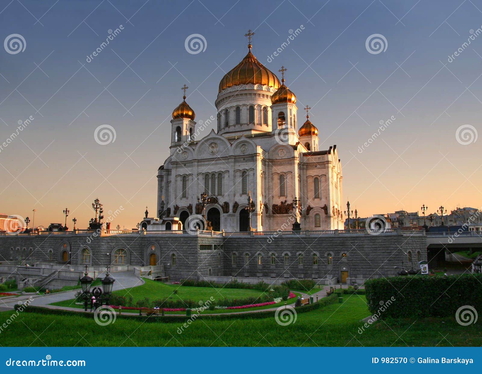 Church in Moscow, Russia stock photo. Image of architecture - 982570