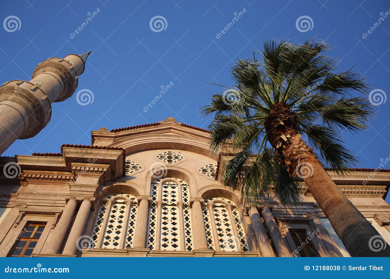 Church and mosque stock photo. Image of koran, evening - 12188038
