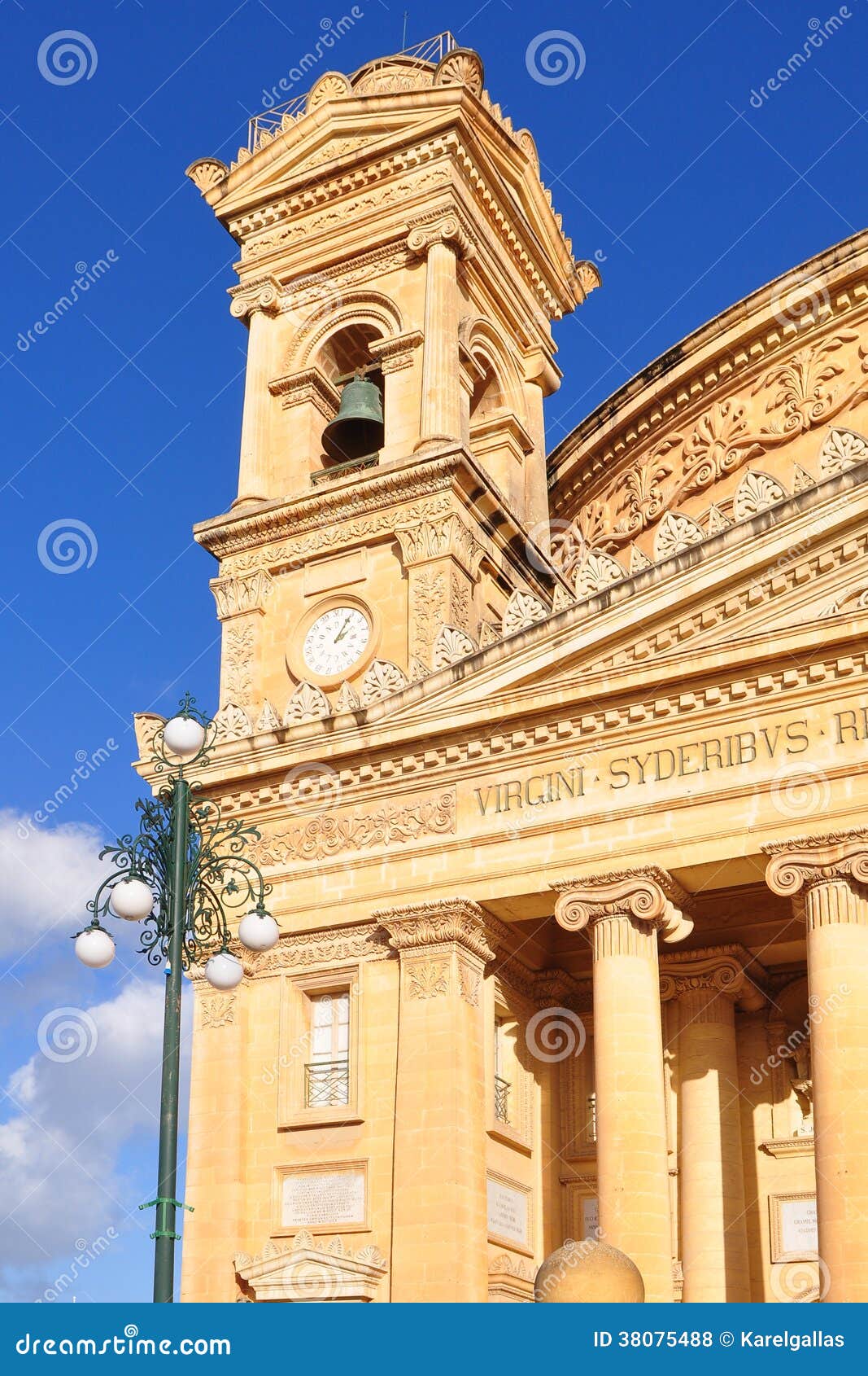 Church in Mosta,Malta stock photo. Image of travel, mosta - 38075488