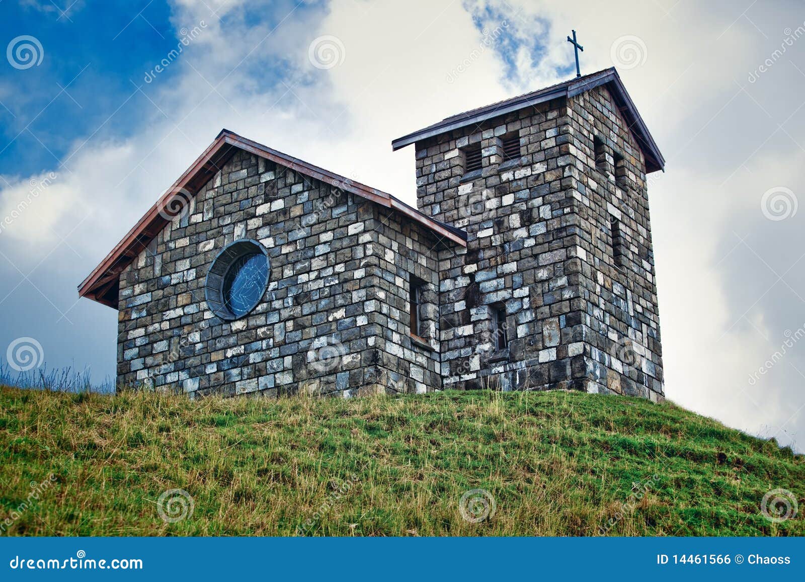 Church on mountain stock photo. Image of traditional - 14461566