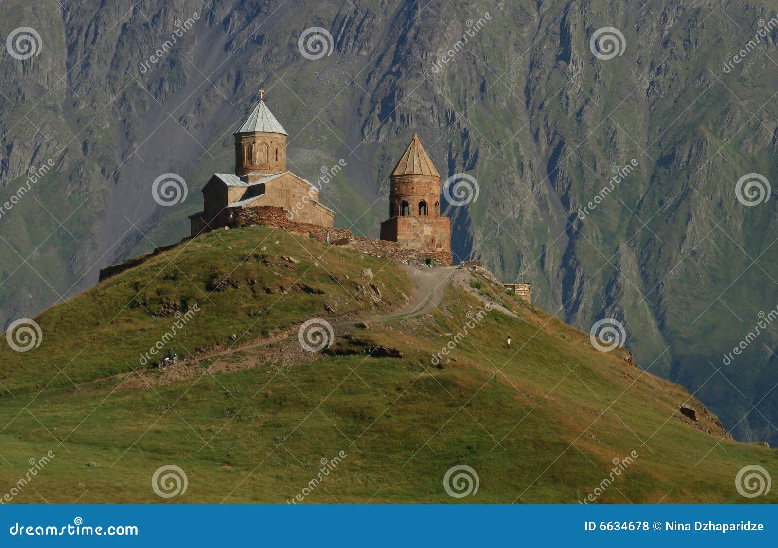 Church in mountains stock photo. Image of landscape, gorge - 6634678