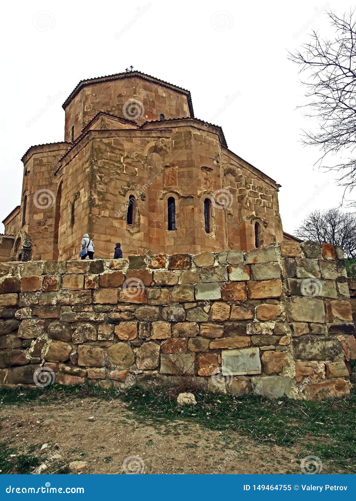Church of Mtskheta Jvari Monastery in Georgia Stock Image - Image of ...
